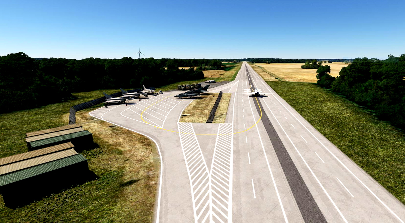 Military Highway Strip A81A Adelsheim on Bundesautobahn A81 for ...