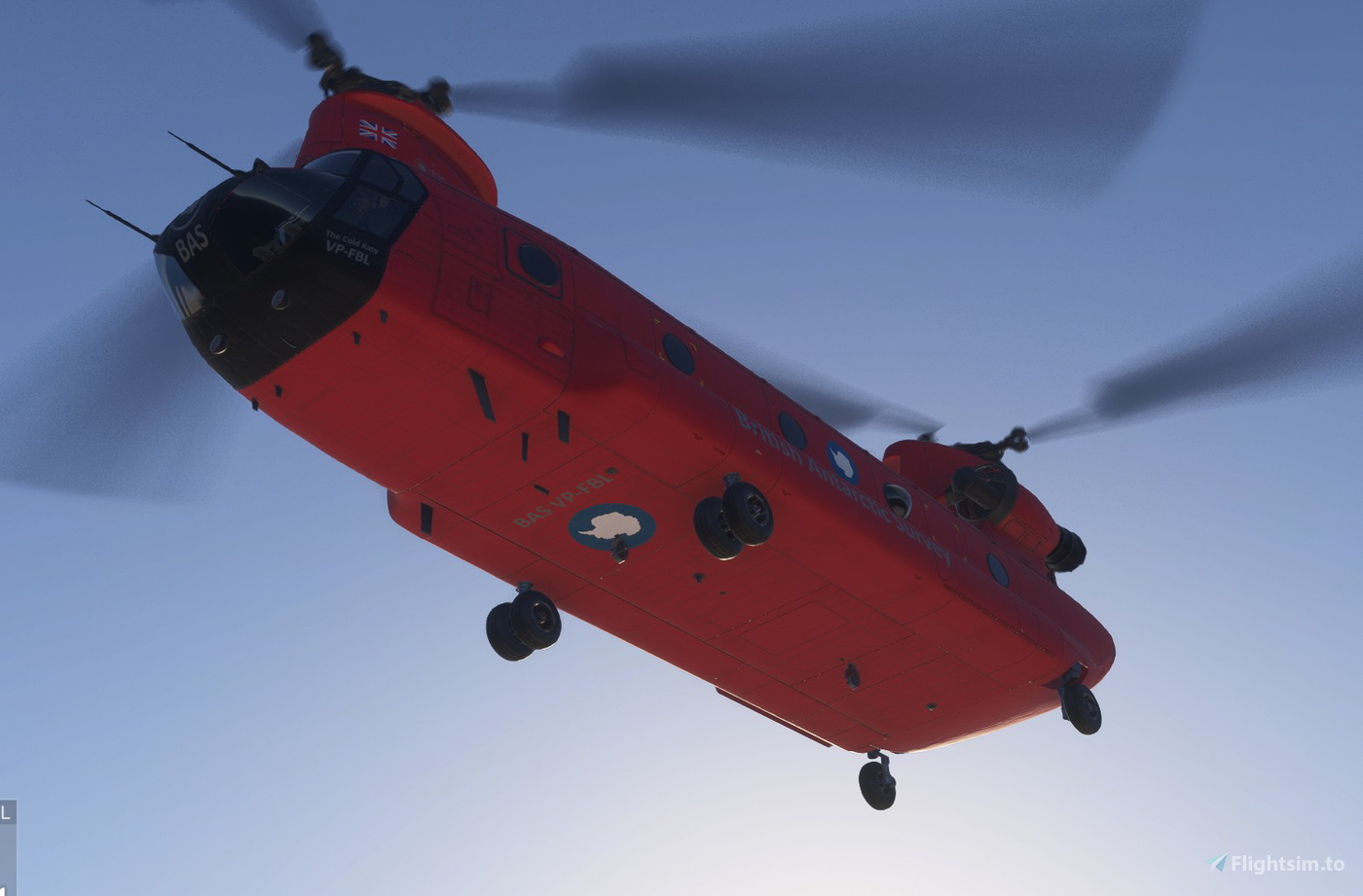 MilTech CH47 British Antarctic Survey pour Microsoft Flight Simulator ...