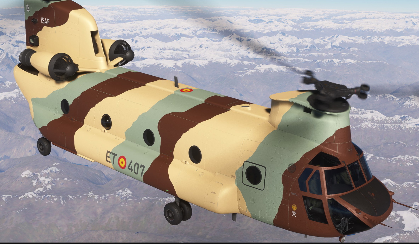 Miltech Chinook CH47D- Spanish Air Force Famet ( ISAF Afghanistan ...