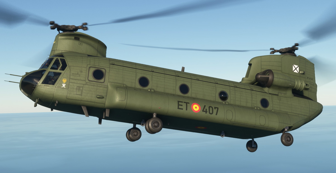 Miltech Chinook CH47D – Spanish Air Force FAMET (Dark Green) pour ...