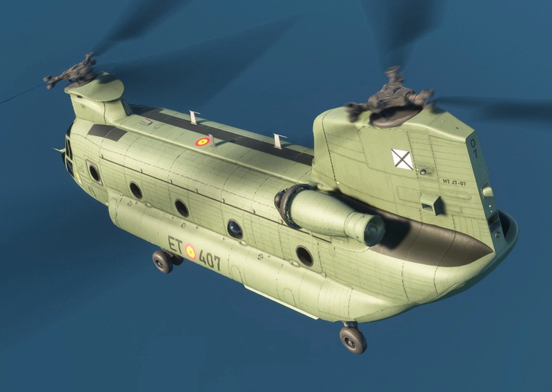 Miltech CH-47D Liveries for Microsoft Flight Simulator | MSFS