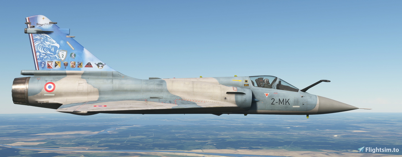 Miltech M2K - Mirage 2000 2-MK déco 40+ anniversaire 对于 Microsoft ...