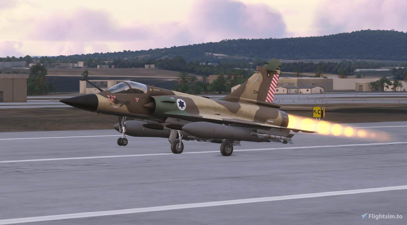 Miltech Simulation M2K-C Israeli Air Force Mirage III-C "Shahak" 034 ...