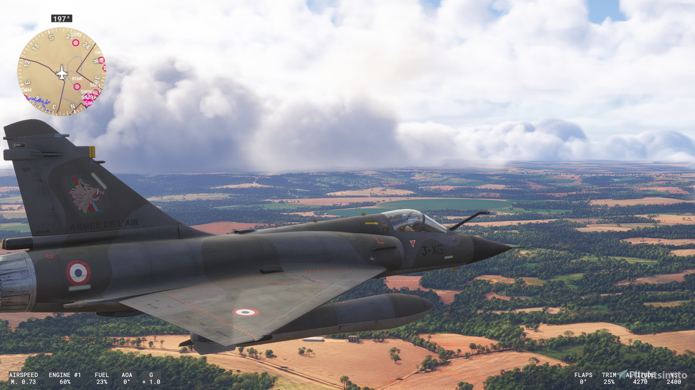 Miltech m2k Mirage 2000D E3/3 Ardennes Armee de l Air Dirt for ...