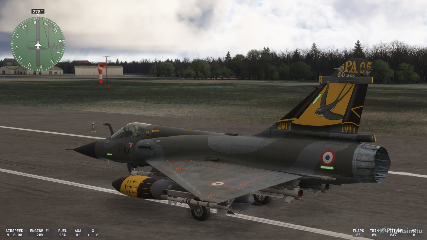 Miltech m2k Mirage 2000D Couteau Delta 2017 for Microsoft Flight ...