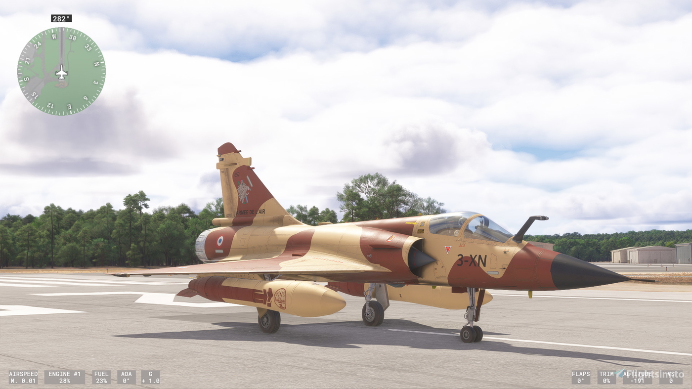 Miltech m2k Mirage 2000D E3/3 Ardennes Desert for Microsoft Flight ...