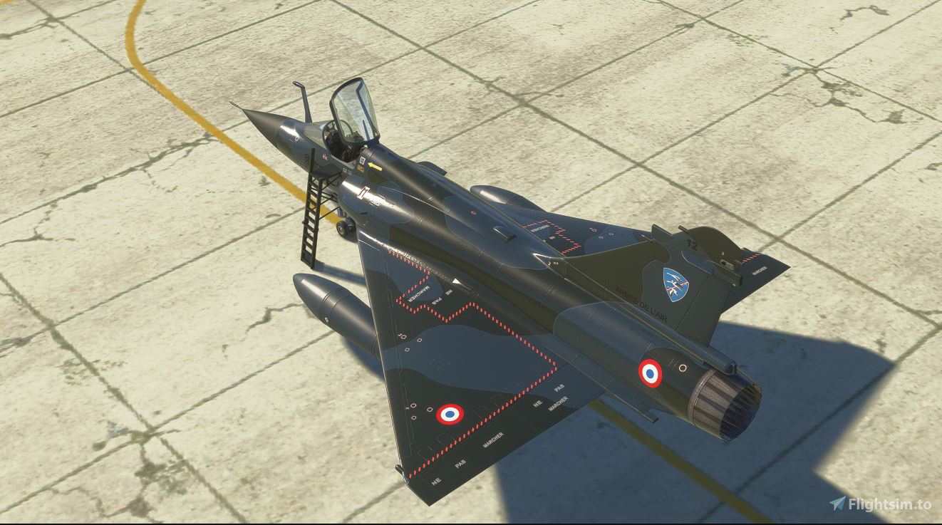 Miltech M2KC Mirage 2000 for Microsoft Flight Simulator | MSFS