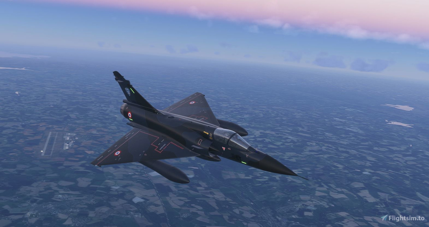 Miltech M2KC Mirage 2000 for Microsoft Flight Simulator | MSFS