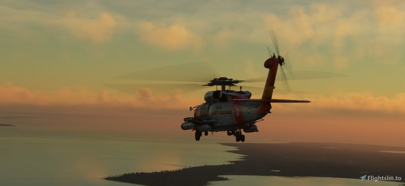 Miltech Simulations MH60T USCG Traverse City のために Microsoft Flight ...