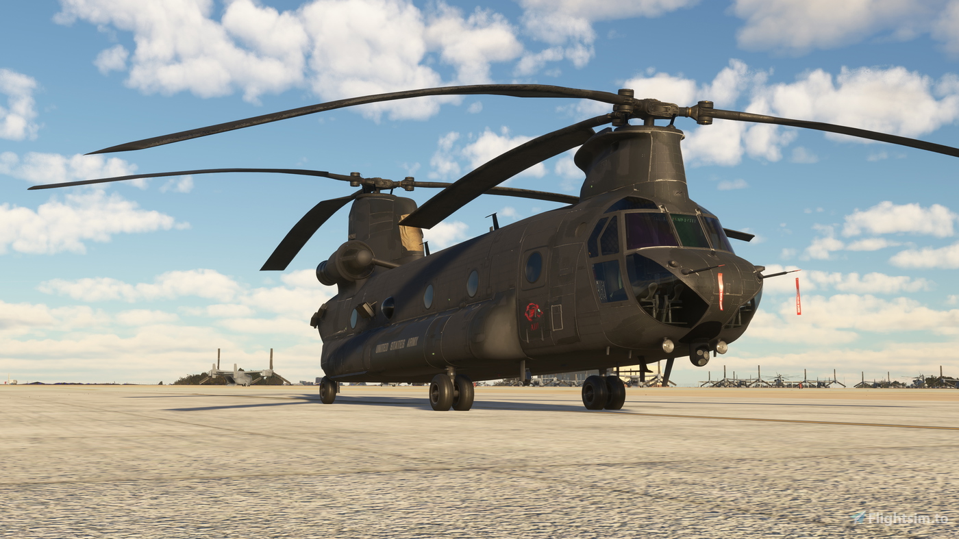 MiltechSimulations_CH47D_160th SOAR-Army-Black-03746 for Microsoft ...