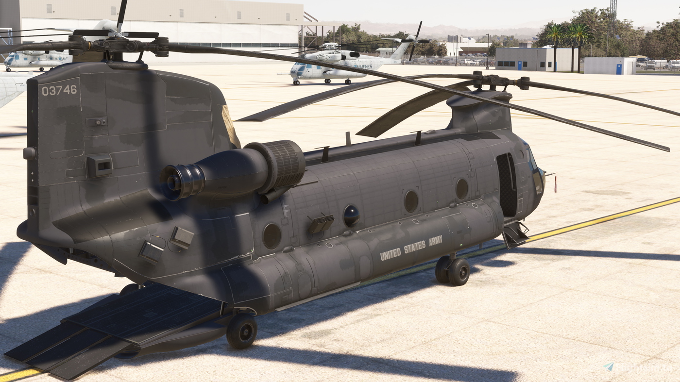 MiltechSimulations_CH47D_160th SOAR-Army-Black-03746 for Microsoft ...