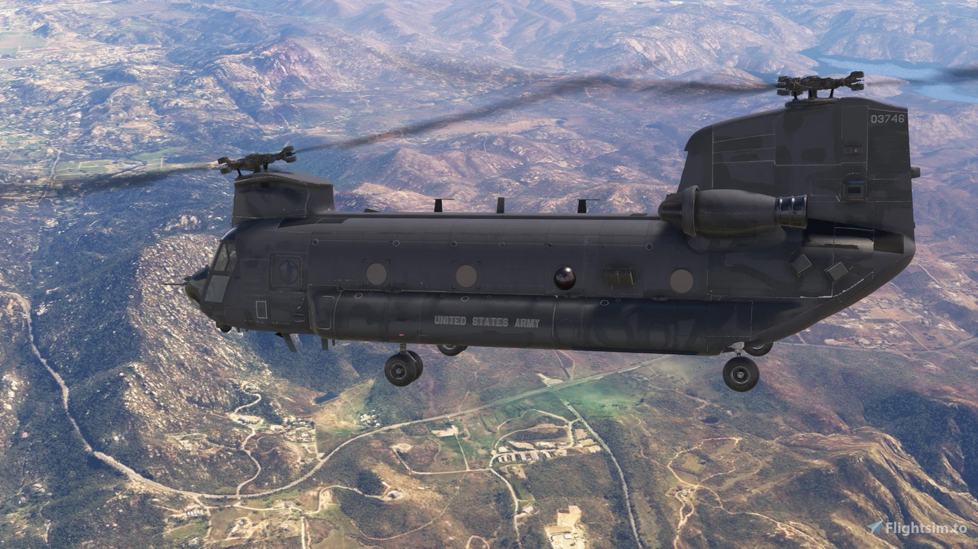 MiltechSimulations_CH47D_160th SOAR-Army-Black-03746 for Microsoft ...