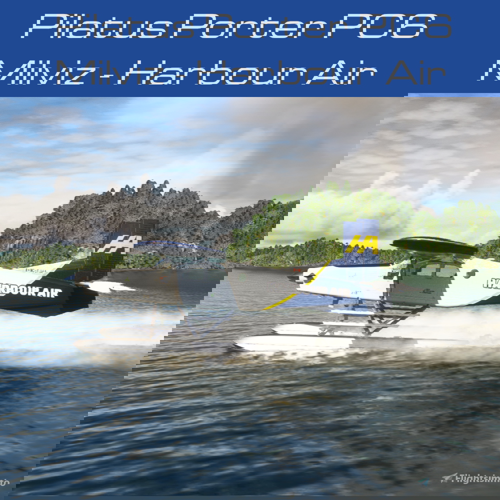 Milviz Pilatus Porter PC6 Harbour Air for Microsoft Flight Simulator | MSFS