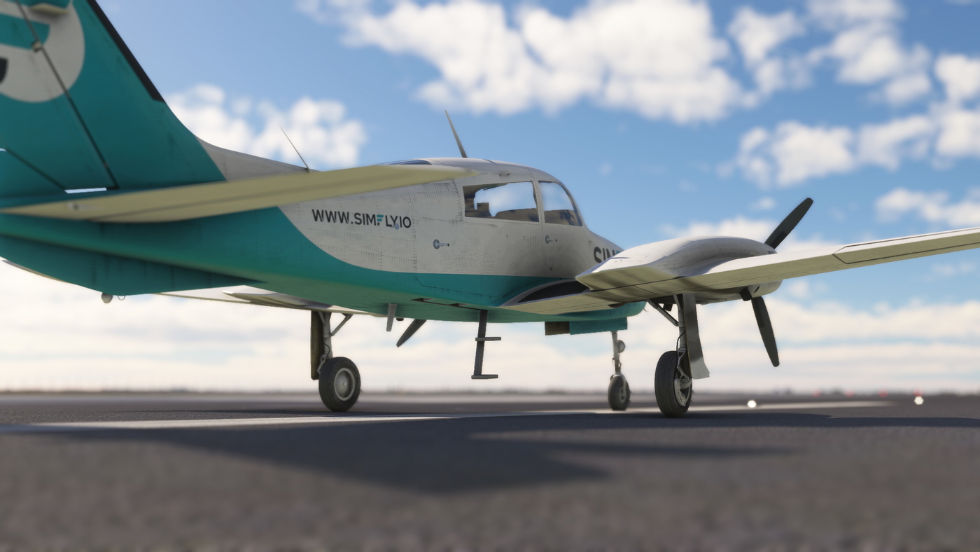 [MILVIZ] SimFly CESSNA C310R livery para Microsoft Flight Simulator | MSFS