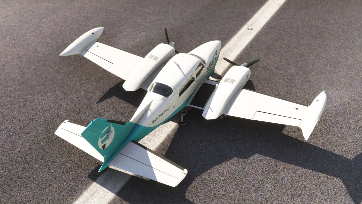 [MILVIZ] SimFly CESSNA C310R livery para Microsoft Flight Simulator | MSFS