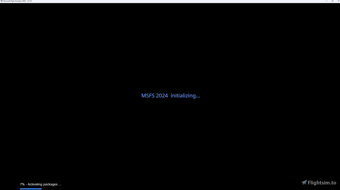MLS - Minimalistic Loading Screen for MSFS 2024 voor Microsoft Flight Simulator | MSFS