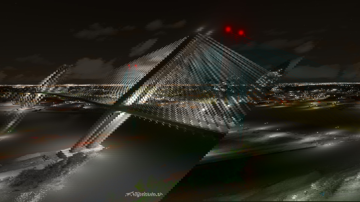 Mobile River Bridge & Bayway Bridge für Microsoft Flight Simulator | MSFS