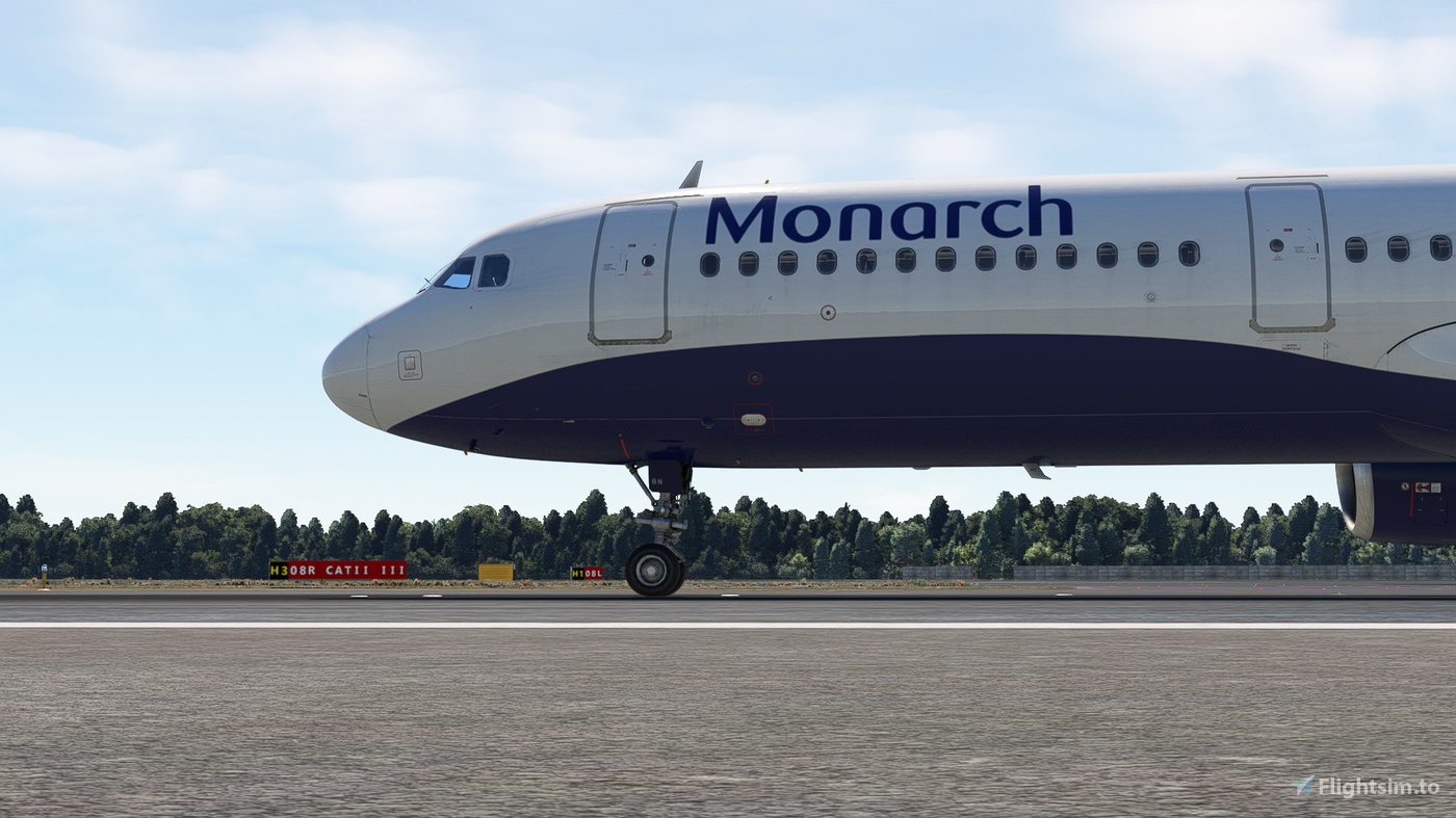 Monarch (2002 – 2009) Fenix A321 G-OZBN Cabin Included for Microsoft Flight Simulator | MSFS