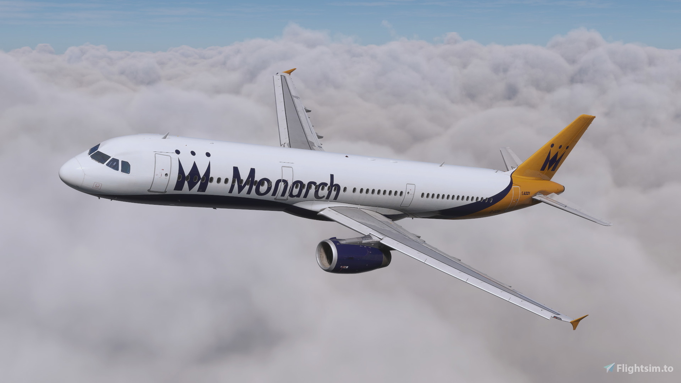 Monarch Airlines (Full Fleet Pack) 'Modern' | w/Cabin | 4K+8K | Fenix A321 for Microsoft Flight ...