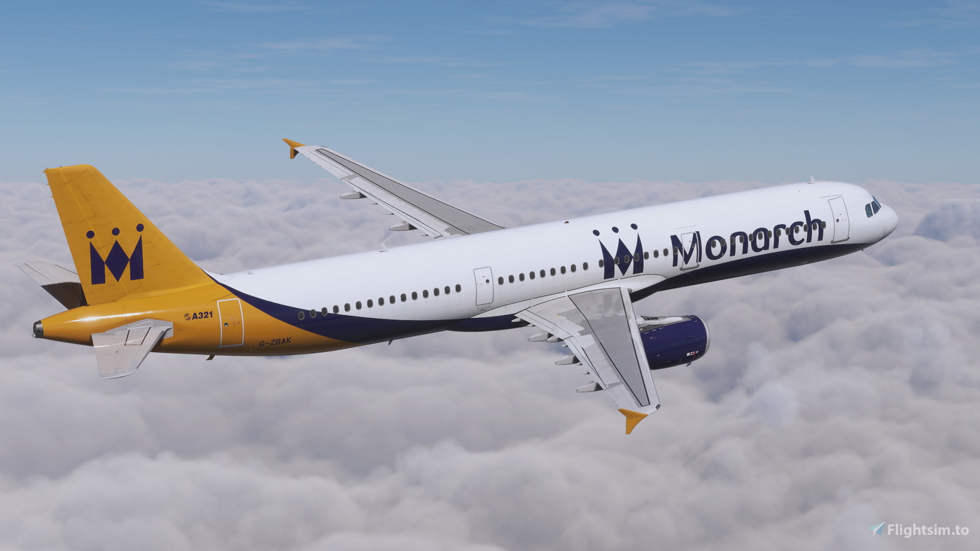 Monarch Airlines (Full Fleet Pack) 'Modern' | w/Cabin | 4K+8K | Fenix A321 for Microsoft Flight ...