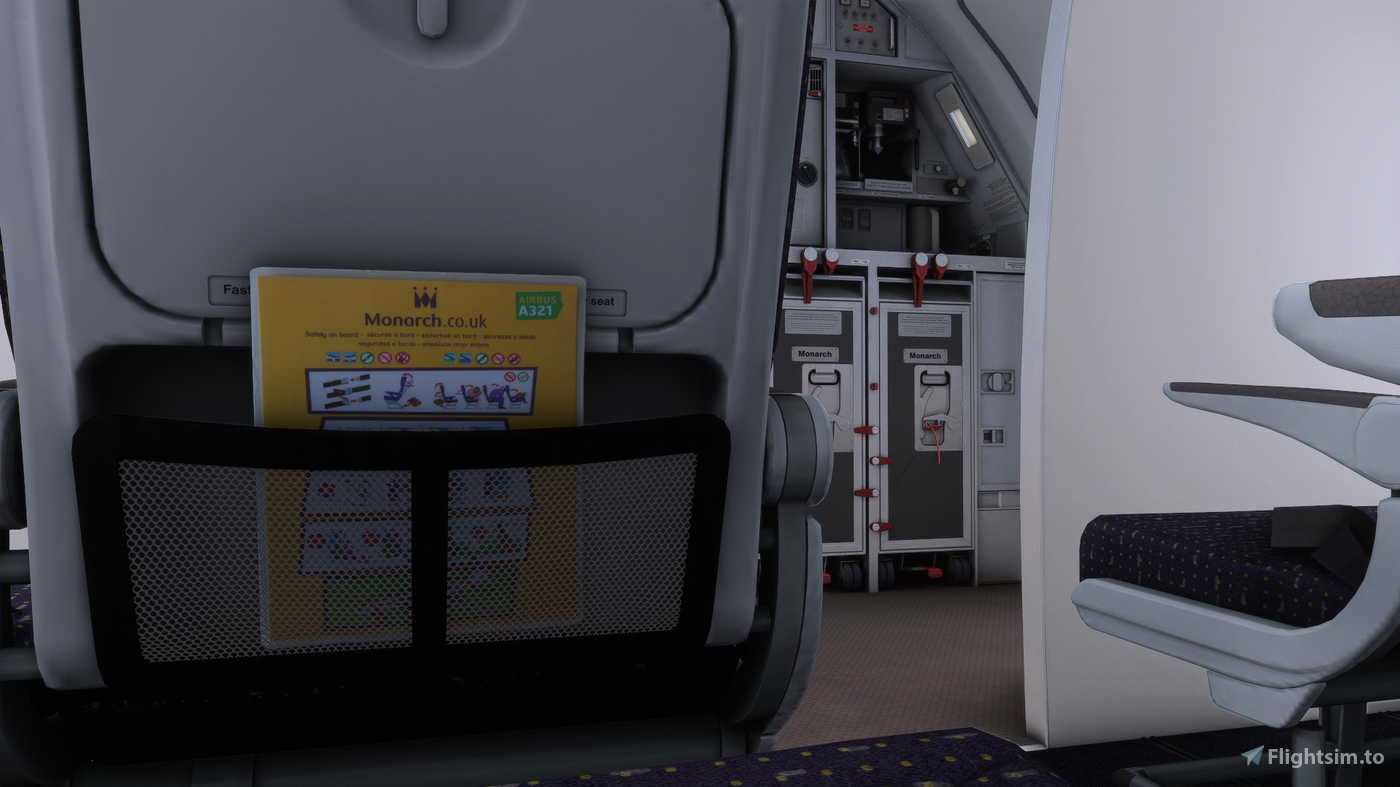 Monarch Airlines (Full Fleet Pack) 'Modern' | w/Cabin | 4K+8K | Fenix A321 for Microsoft Flight ...