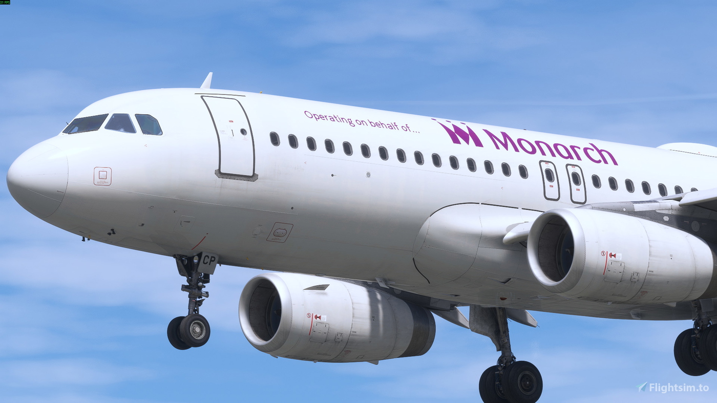 Monarch Airlines Smartlynx Lease YL-LCP | w/Cabin | 4K+8K | Fenix A320 for Microsoft Flight ...