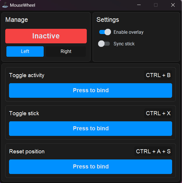 MouseWheel / Simple mouse controller for MSFS pro Microsoft Flight Simulator | MSFS