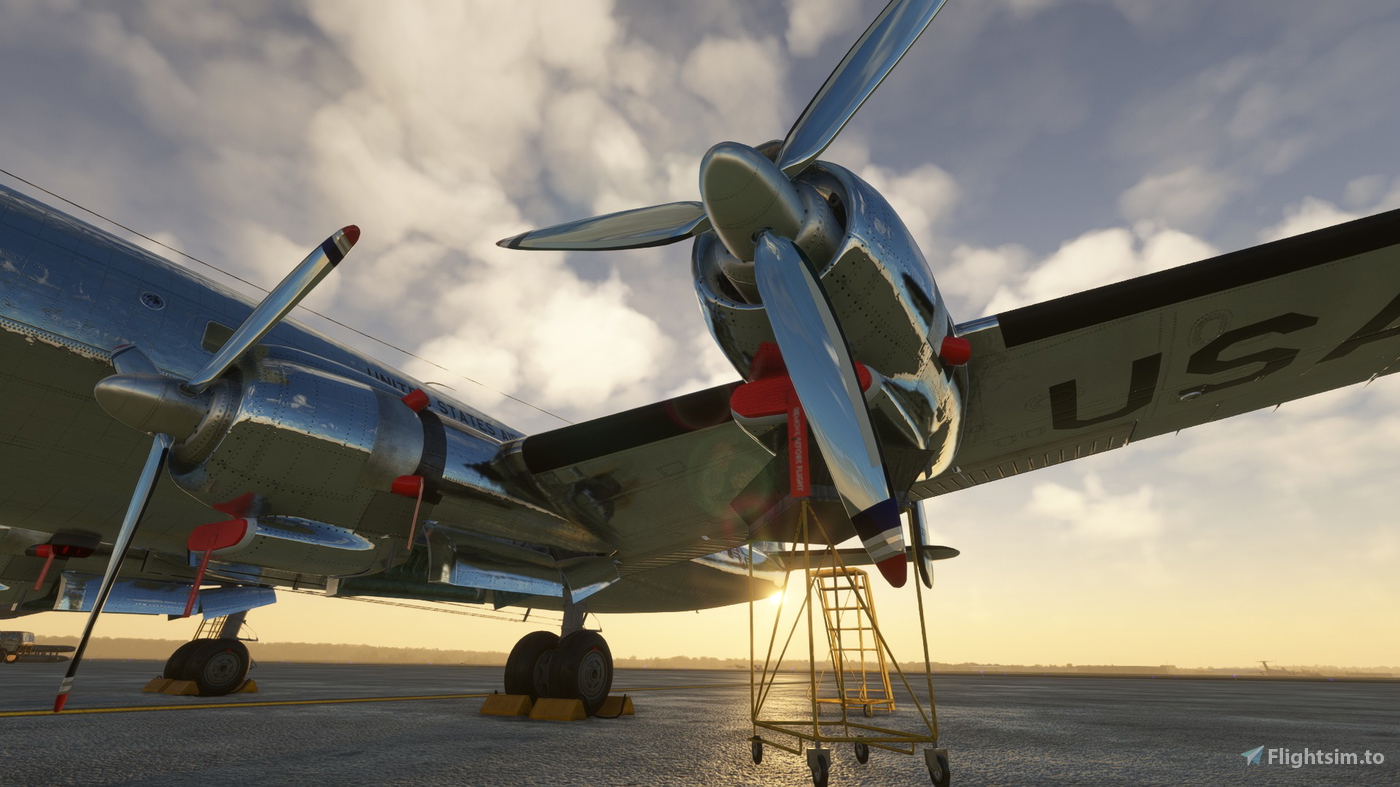 MSFS 2020 | USAF VC-121E "Columbine 3" Lockheed Constellation for ...