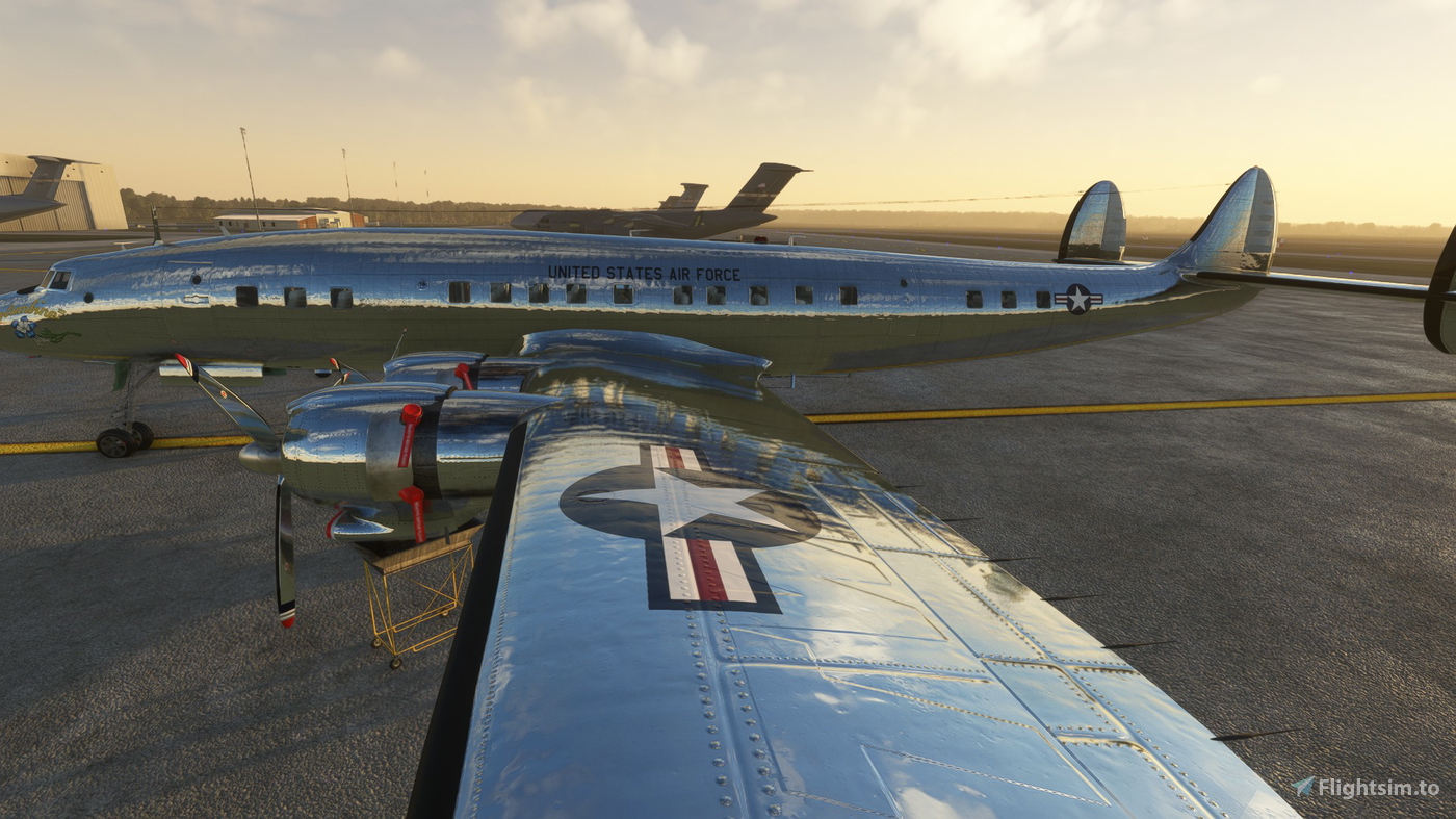 MSFS 2020 | USAF VC-121E "Columbine 3" Lockheed Constellation for ...