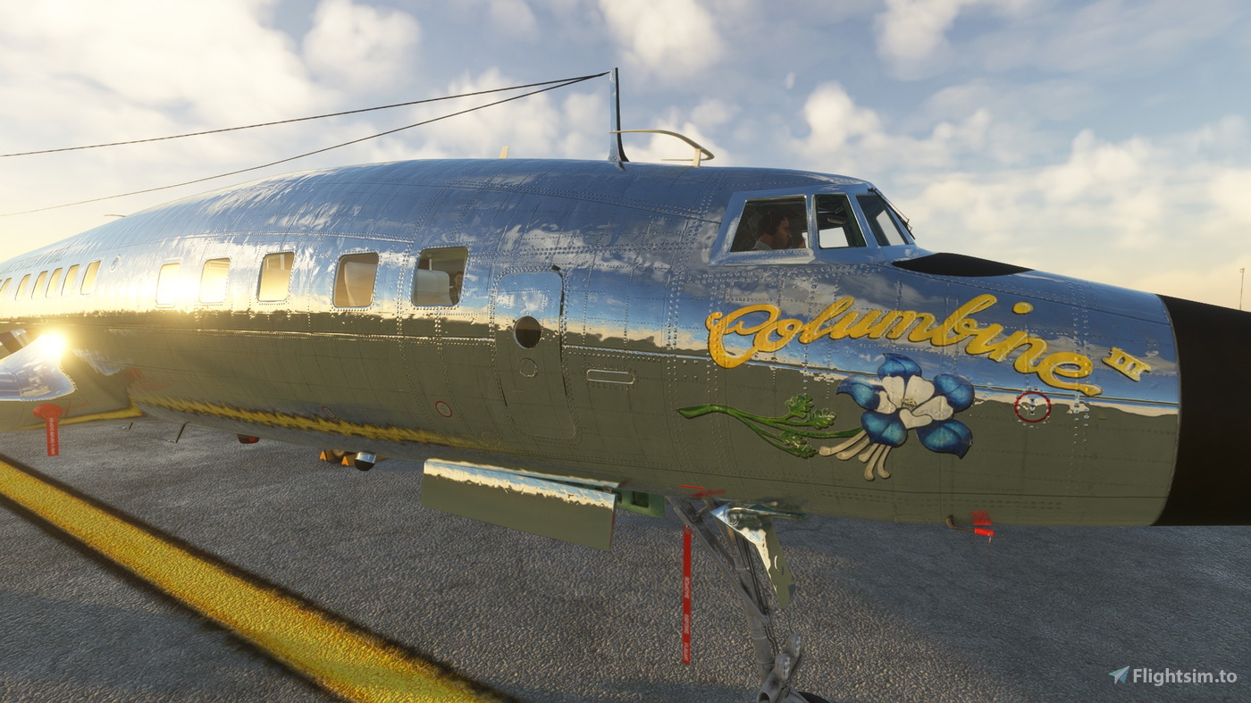 MSFS 2020 | USAF VC-121E "Columbine 3" Lockheed Constellation for ...