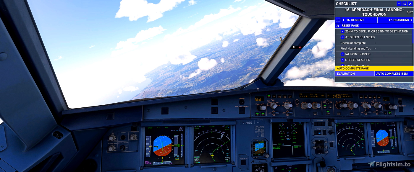 MSFS 2024 Ingame-Checklist (MSFS 2020 style) for FENIX A 320 pour ...