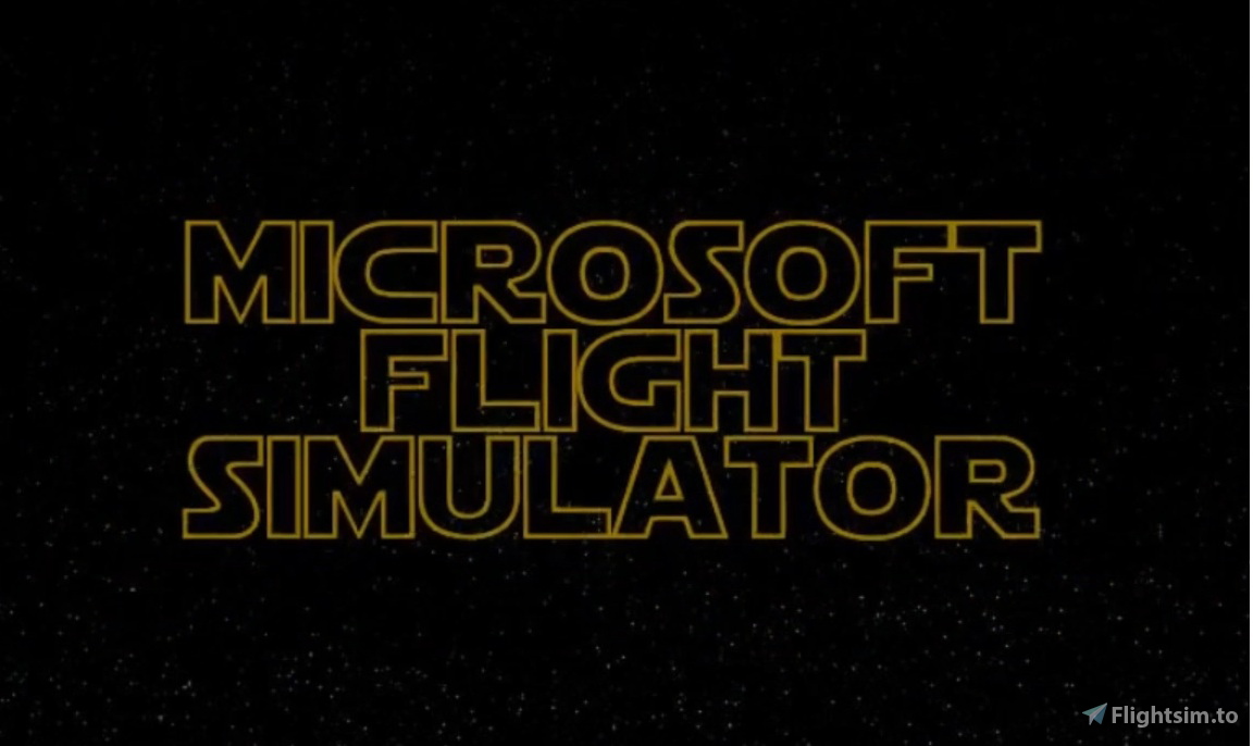 Msfs 2024 Loading screen Star Wars style for Microsoft Flight Simulator ...