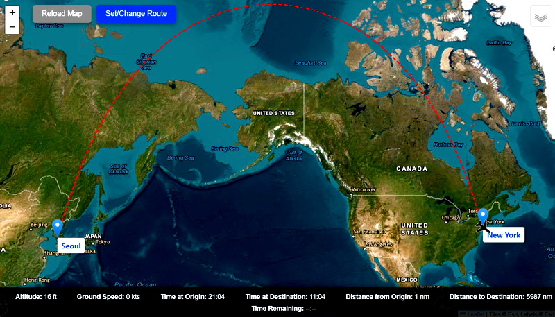 MSFS Passenger Map - A flight tracking app that emulates a passenger ...
