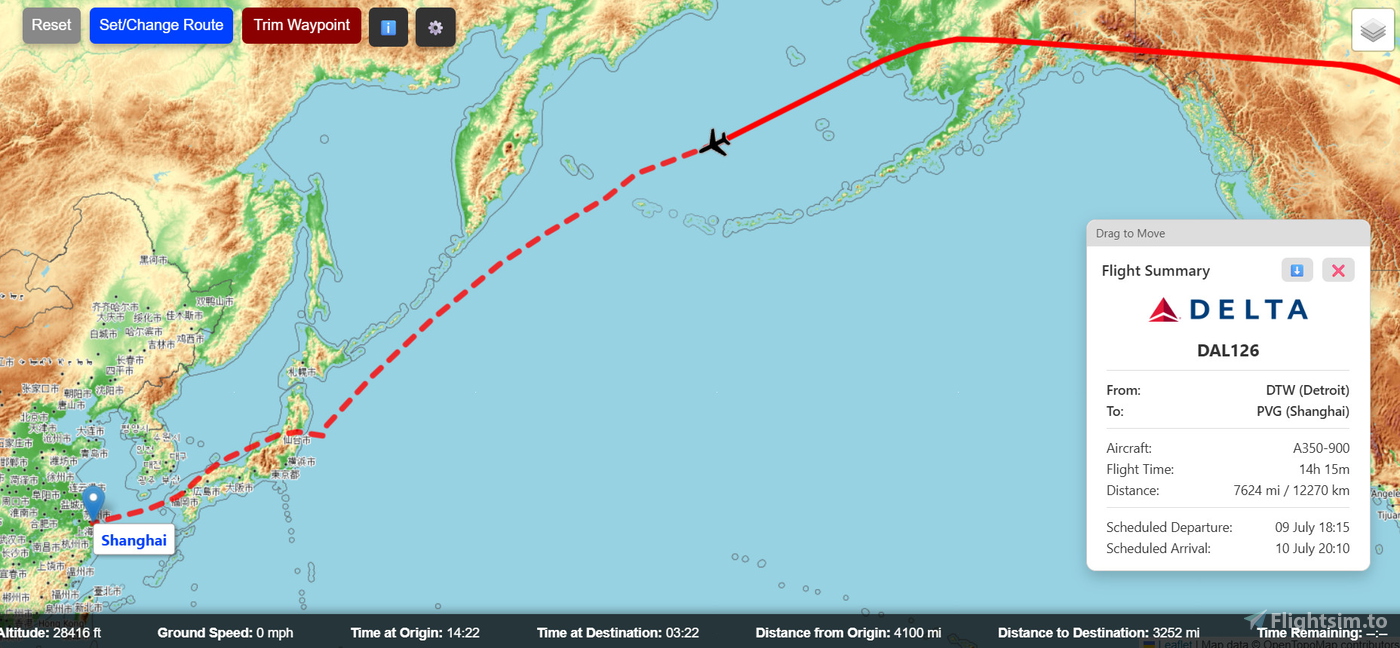 MSFS Passenger Map - A flight tracking app that emulates a passenger ...