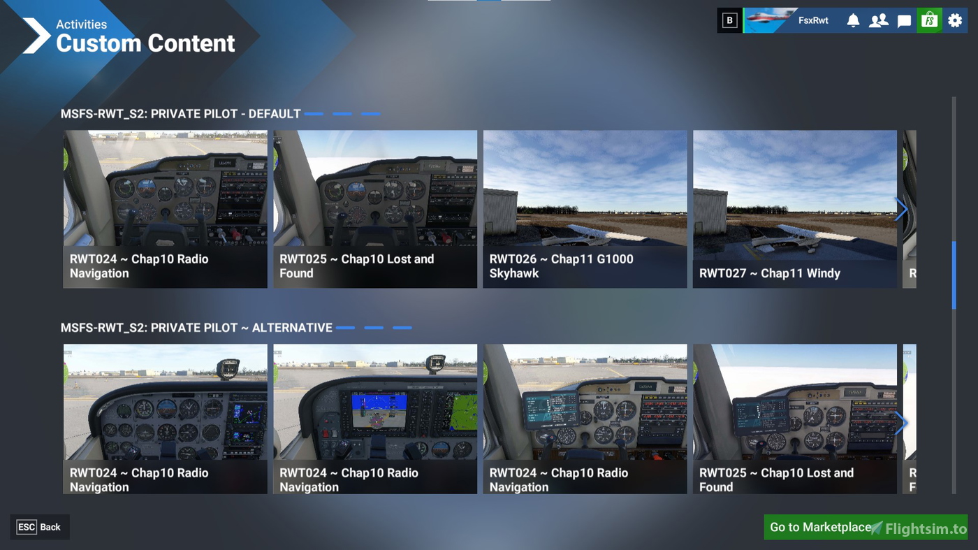 MSFS-RWT-2024 : Multilingual Real World Training Missions for Microsoft Flight Simulator | MSFS
