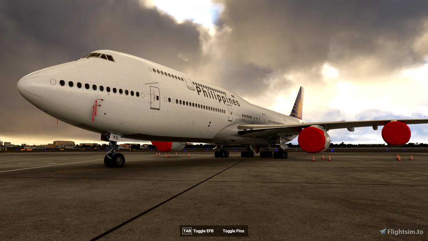 MSFS2024 Asobo B747-8 Passenger Philippine Airlines RP-C7473 のために Microsoft Flight Simulator | Feed