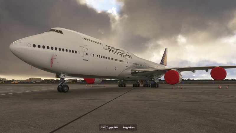 MSFS2024 Asobo B747-8 Passenger Philippine Airlines RP-C7473 for Microsoft Flight Simulator | MSFS