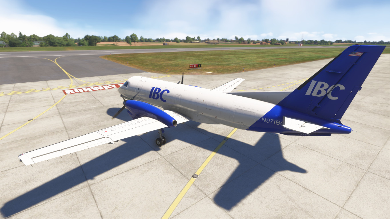 MSFS2024 IBC AIRWAYS livery for SAAB 340F (cargo variant) livery ...