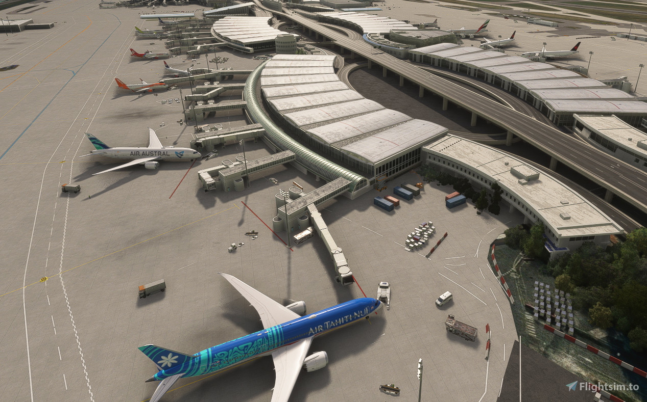 MSFS2020 LFPG/CDG/Paris Charles de Gaulle 2025 voor Microsoft Flight Simulator | MSFS