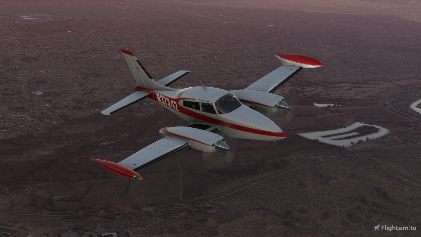 Sol Aerial Surveys N37242 - Milviz Cessna 310R for Microsoft Flight ...