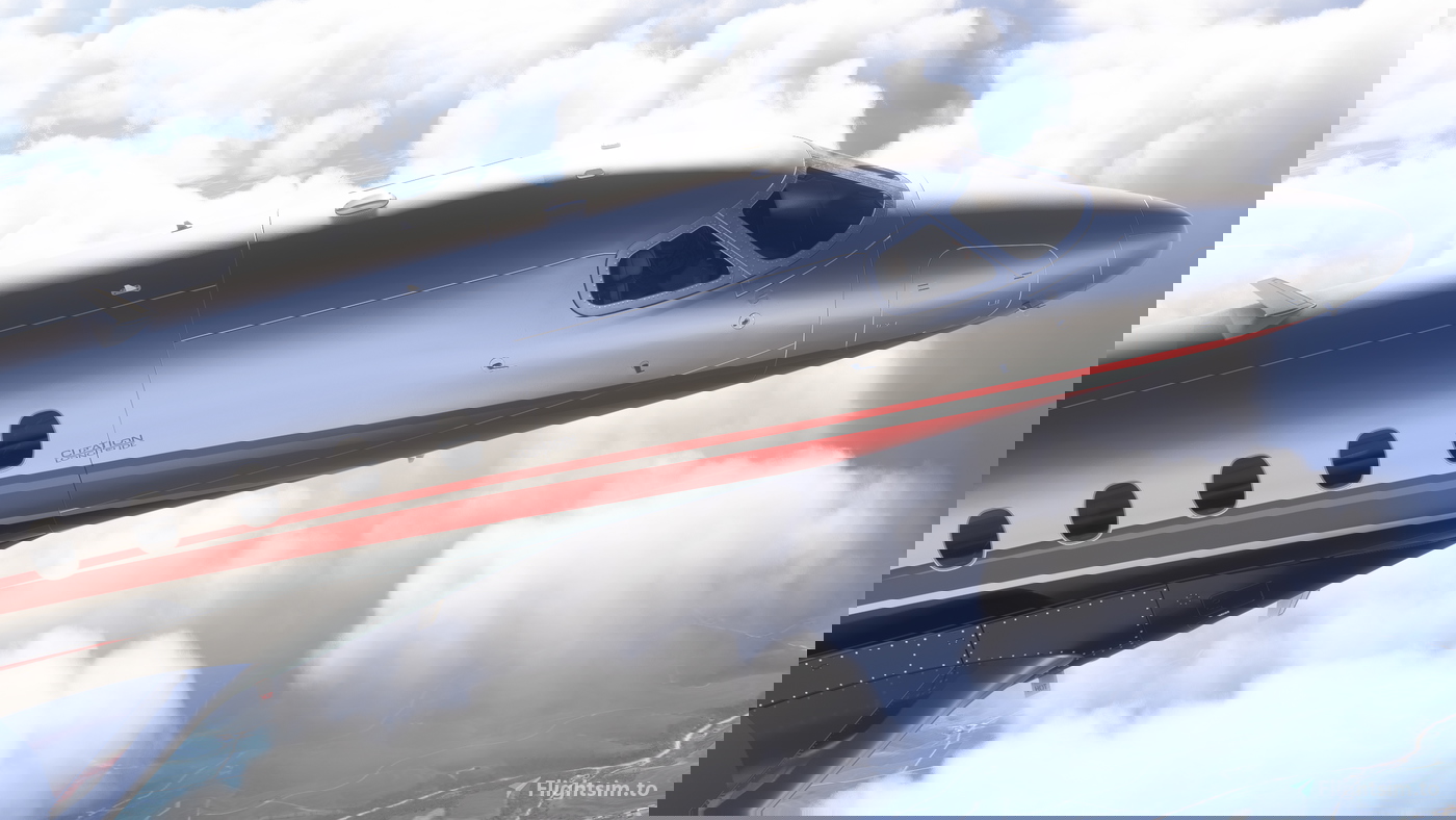 N55BS for 2024 Citation Longitude para Microsoft Flight Simulator | MSFS