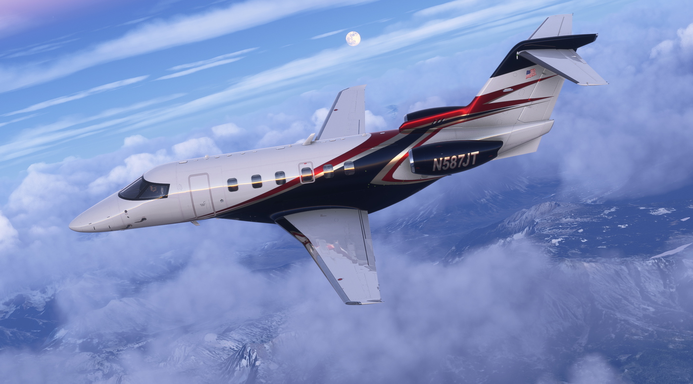 N587JT for PC-24 (Dynamic Registration) 对于 Microsoft Flight Simulator ...