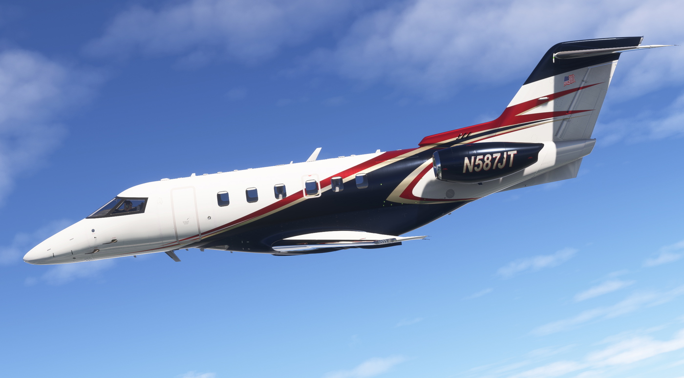 N587JT for PC-24 (Dynamic Registration) 对于 Microsoft Flight Simulator ...