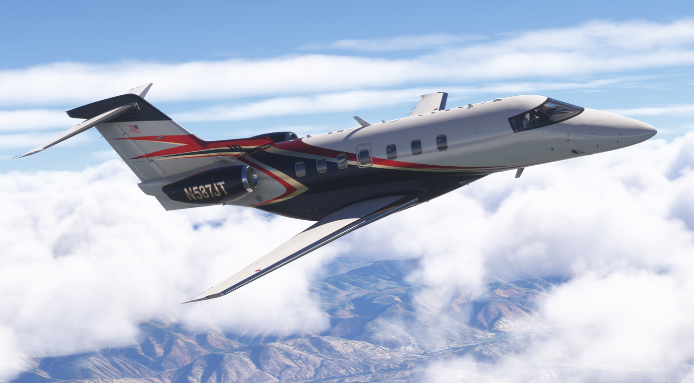 N587JT for PC-24 (Dynamic Registration) 对于 Microsoft Flight Simulator ...