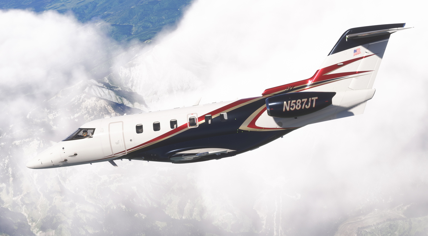 N587JT for PC-24 (Dynamic Registration) 对于 Microsoft Flight Simulator ...