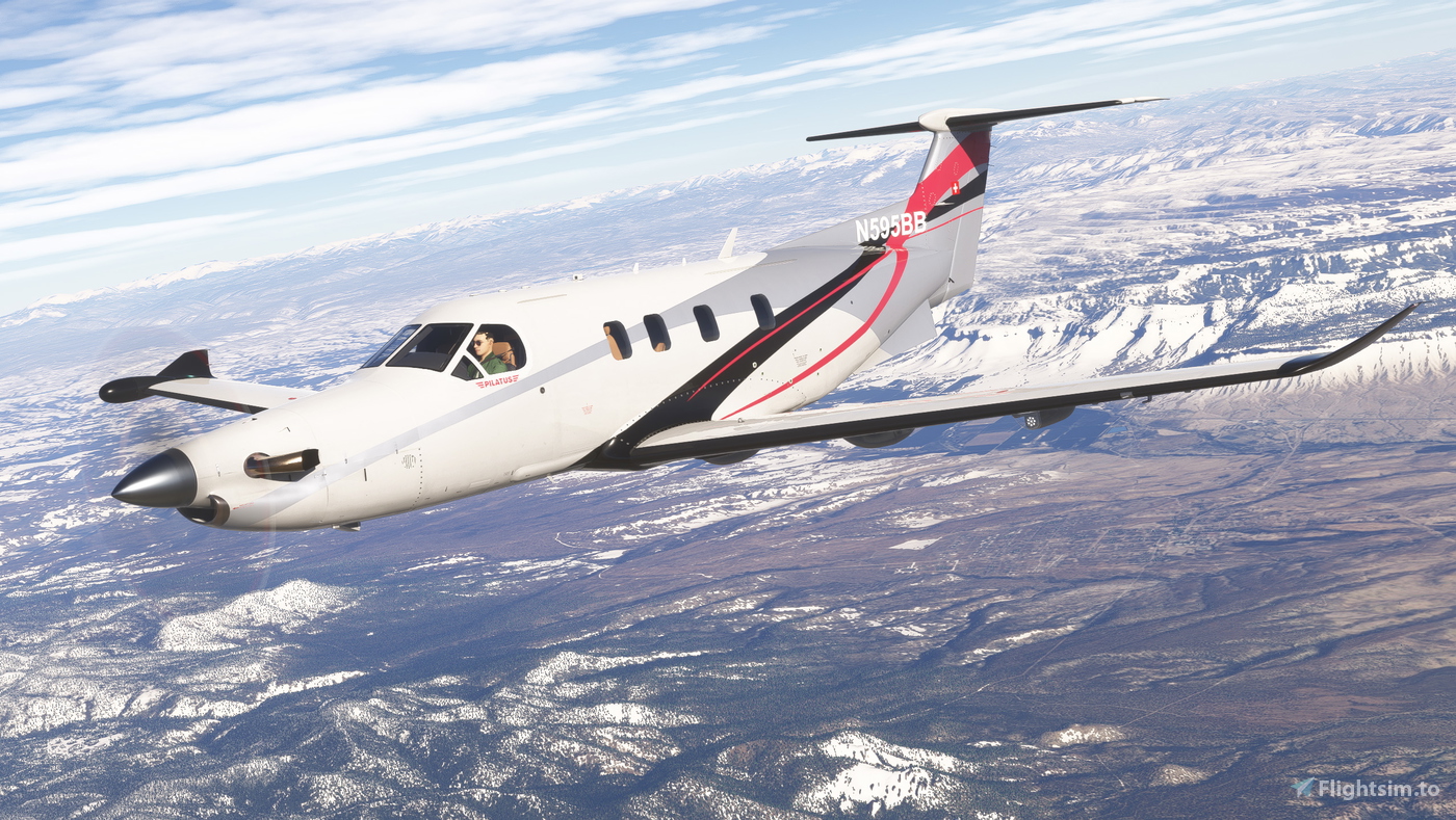 N595BB PC-12 NGX for Microsoft Flight Simulator | MSFS