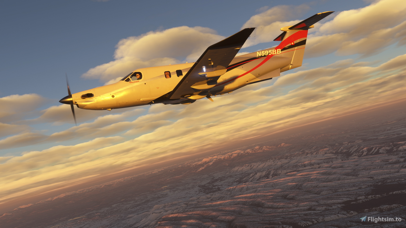 N595BB PC-12 NGX for Microsoft Flight Simulator | MSFS