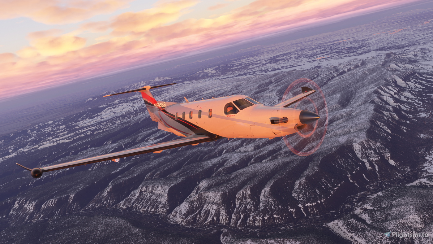 N595BB PC-12 NGX for Microsoft Flight Simulator | MSFS