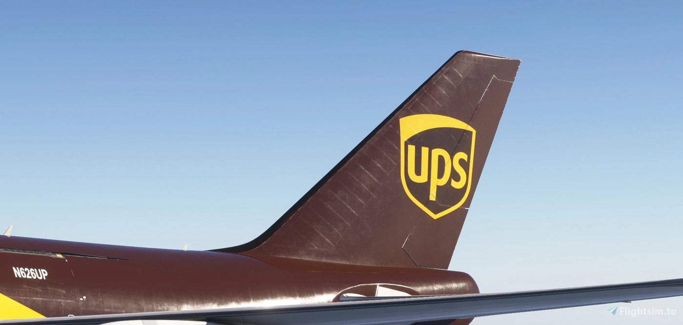 N626UP| Boeing 747-8F | MSFS 2024 | United Parcel Service | UPS | 8K for Microsoft Flight ...