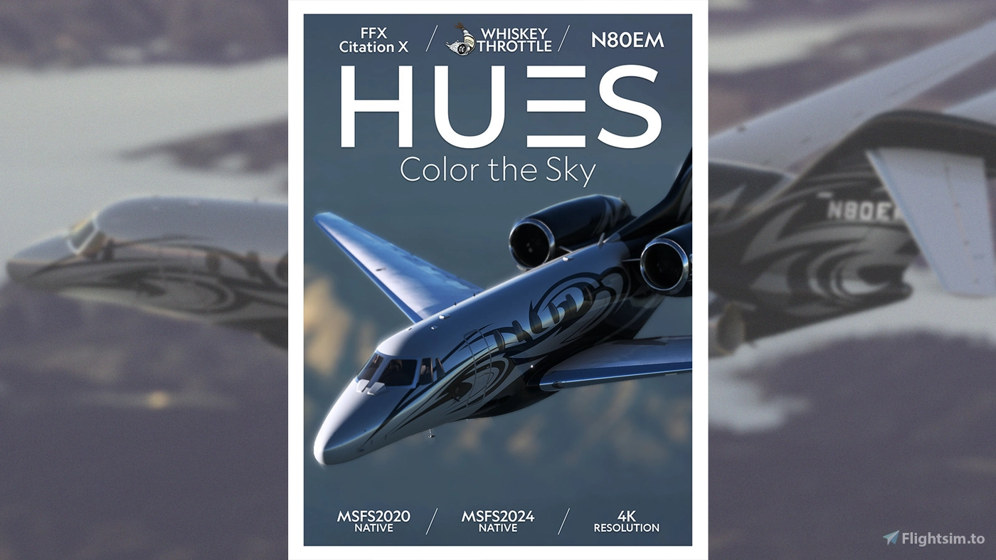N80EM FlightFX Citation C750 + (Dynamic Registration) pour Microsoft ...